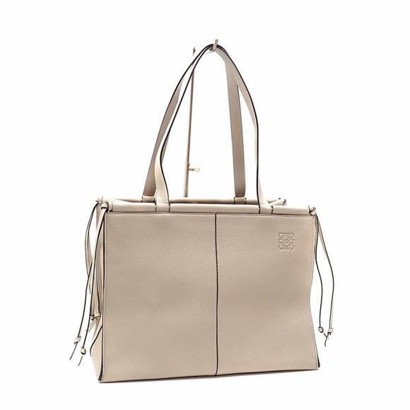 Loewe | Bags | Loewe Leather Cushion Tote Bag Light Haute Greige Large ...